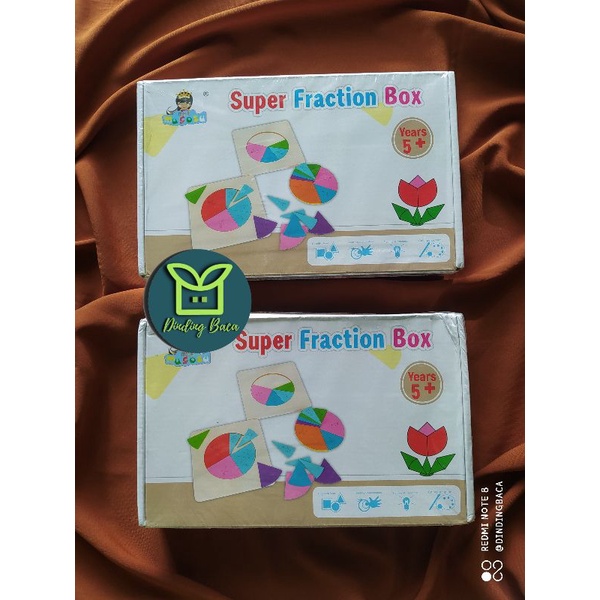 Jual Wooden Super Fraction Box Belajar Pecahan Matematika | Shopee ...