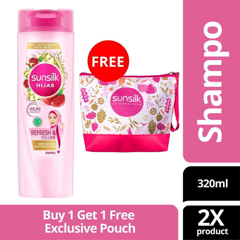 Jual Sunsilk Hijab Refresh & Volume Shampoo 320 ml | Shopee Indonesia