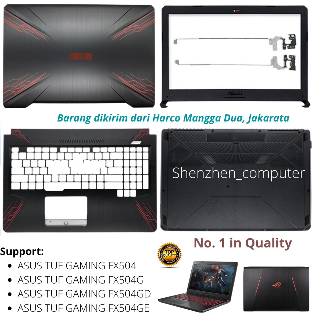 Jual Casing Laptop ASUS TUF GAMING FX504 X504G FX504GD FX504GE Penutup ...