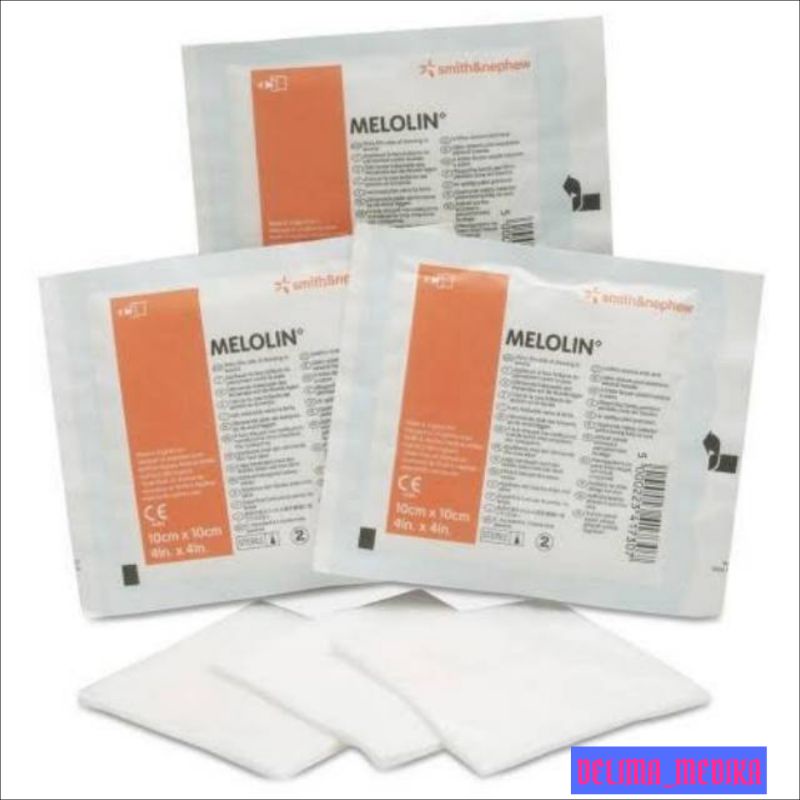 Jual Melolin 10cm x 10cm / Kasa Kapas Steril Tidak Lengket Pada Luka ...
