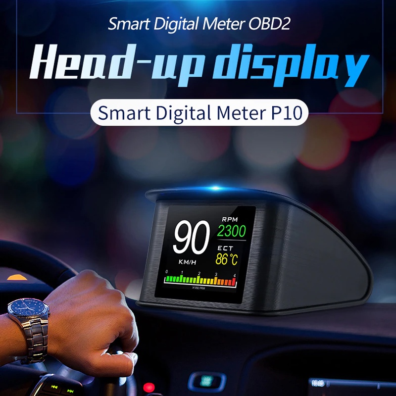 Jual OBD2 HUD Unit Smart Display Mobil On-board Scanner Diagnostik ...