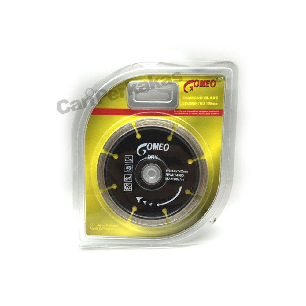 Jual Diamond Cutting Wheel Dry Gomeo / Pisau Gerinda Potong | Shopee ...