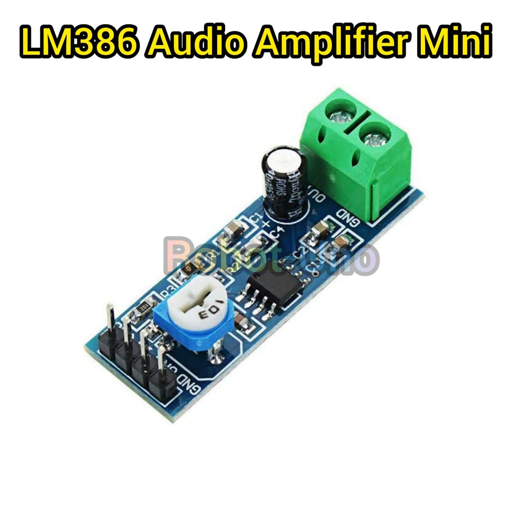 Jual LM386 Audio Amplifier Mini Ampli LM 386 5 sd 12v 200x Adjustable ...