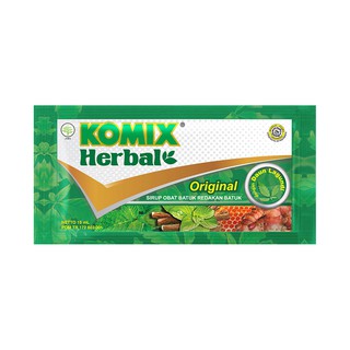 Komix Herbal Original Sachet 3 Pack (18 Sachet) | Shopee Indonesia