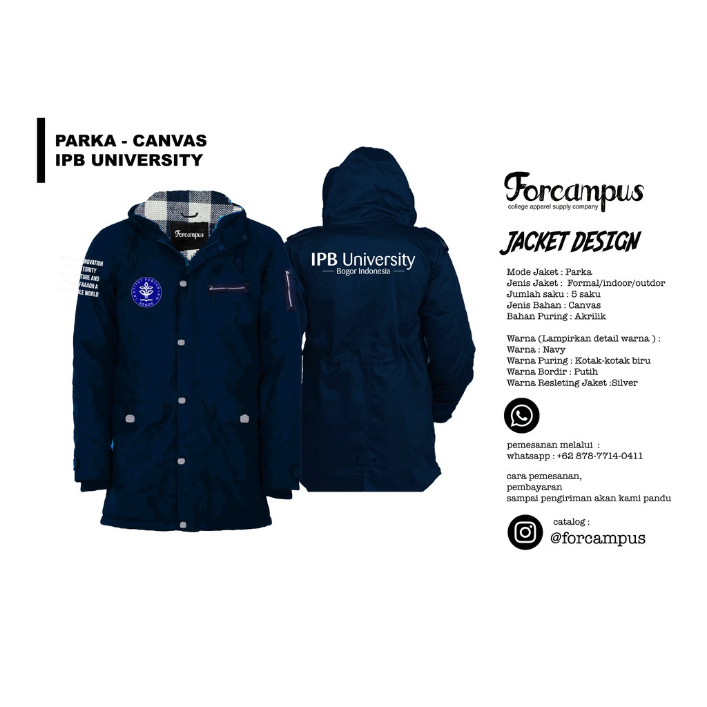 Jual JAKET KAMPUS IPB (INSTITUT PERTANIAN BOGOR) | Shopee Indonesia