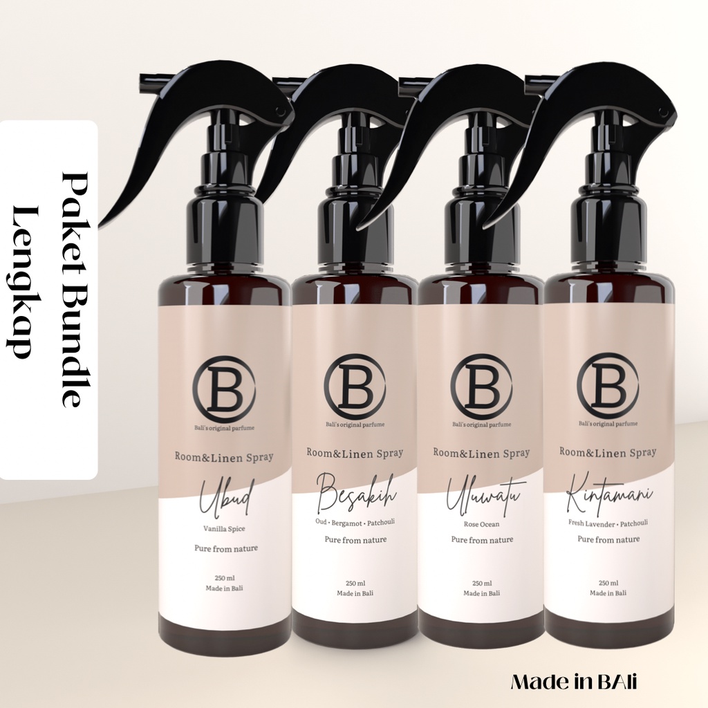 Jual Room & Linen spray 250ml- Pengharum ruangan Aromatherapy -Bali ...
