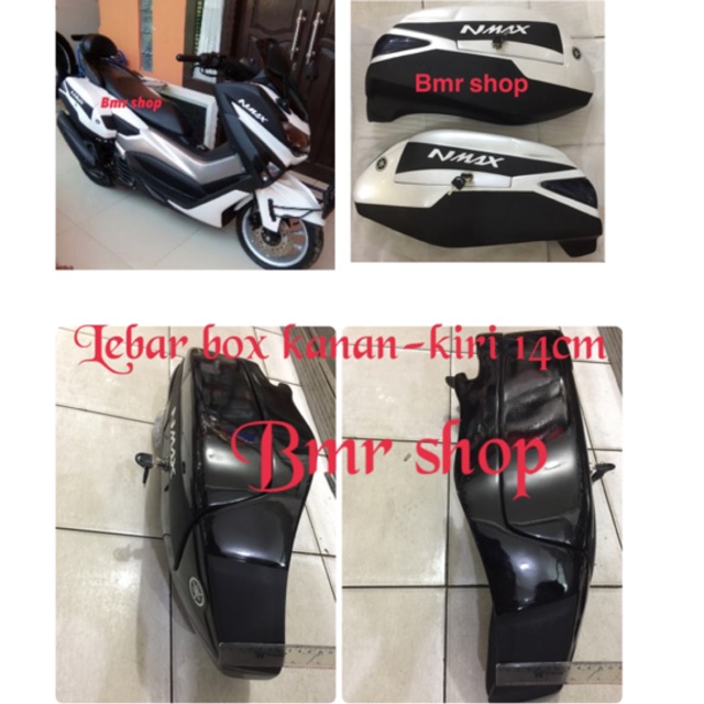 Jual Box samping nmax side box nmax sidebox nmax+sein led model slim ...