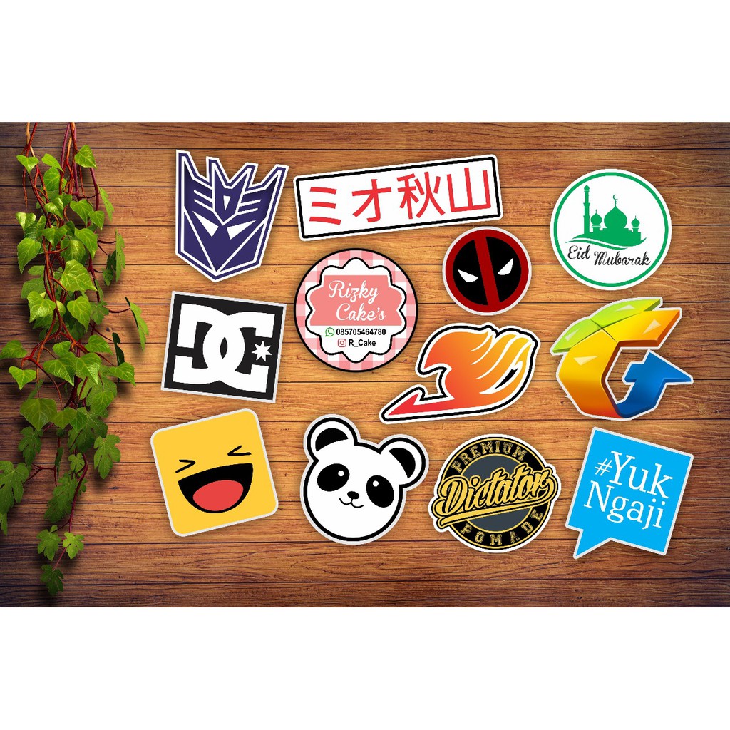 Jual Cetak Stiker Promosi Cetak Stiker Produk Cetak Stiker Brand Cetak ...