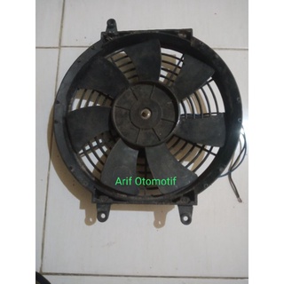 Jual Ekstra fan AC mobil universal 10 inci 12 volt rangka plastik ...