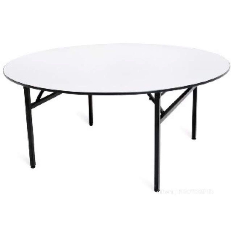 Jual Meja Bulat kaki lipat 168cm | Shopee Indonesia