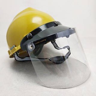 HELM APD Face Shield / Faceshield Plus Helm Pelindung muka kaca dan ...