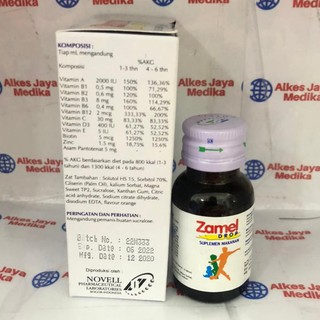 Jual Zamel Drop 16 ml (Multivitamin Anak) Indonesia|Shopee Indonesia