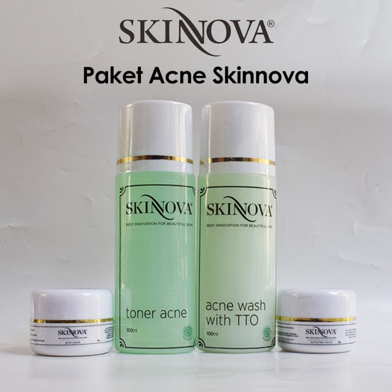 Jual SKINNOVA PAKET ACNE ( ACNE CREAM ) | Shopee Indonesia