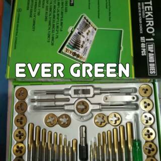 Jual TAP Set dan Snei Set 40 pcs TEKIRO Alat Hand Tap Drat Snai Drat 3 ...