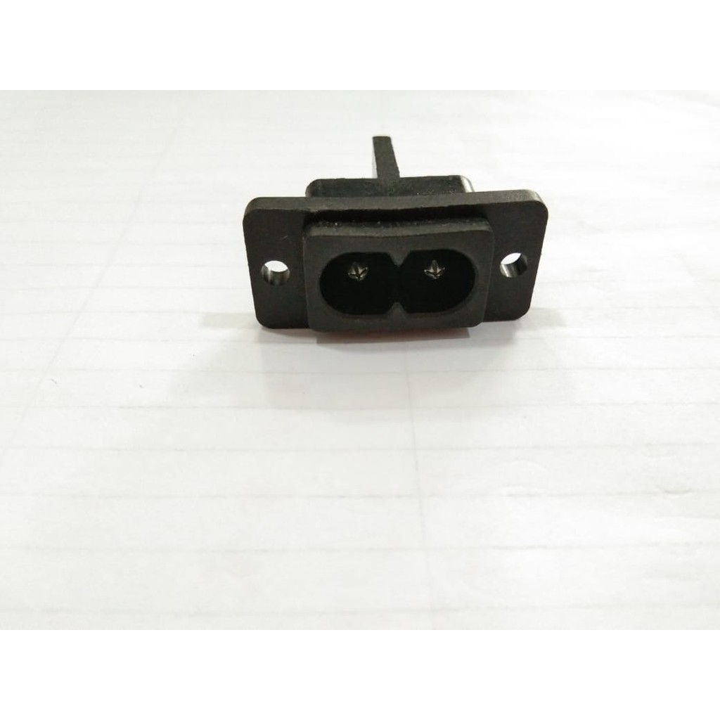 Jual Socket Kabel Power 2 Lubang connector AC 2 pin Angka 8 Soket angka 8 | Shopee Indonesia