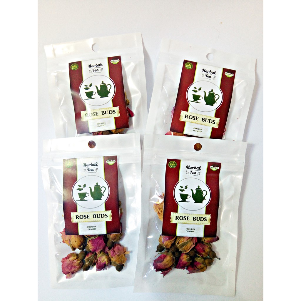 Teh Bunga Mawar / Rosebud Tea / Rosebuds Tea / Teh Herbal Alami ...