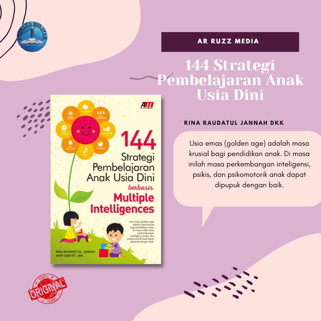 Jual Buku 144 Strategi Pembelajaran Anak Usia Dini berbasis Multiple Intelligence - Rina ...