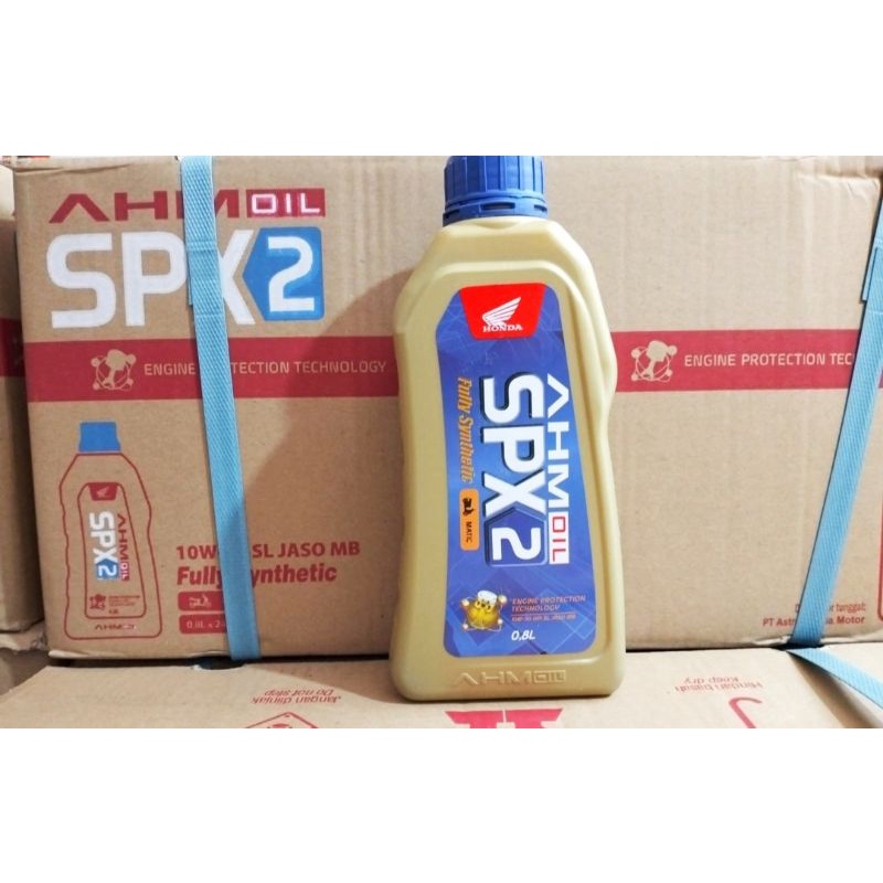 Jual AHM Oli SPX2 ..ukuran 800 ml.. 1 dus isi 24 btl | Shopee Indonesia