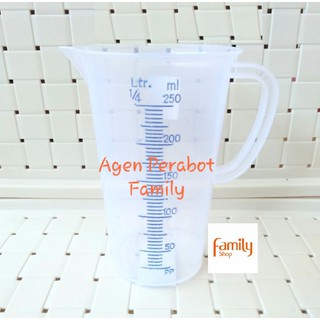 Jual Gelas Takar / Takaran Air 250 mil / Gelas Ukur Green Leaf 250 ml ...