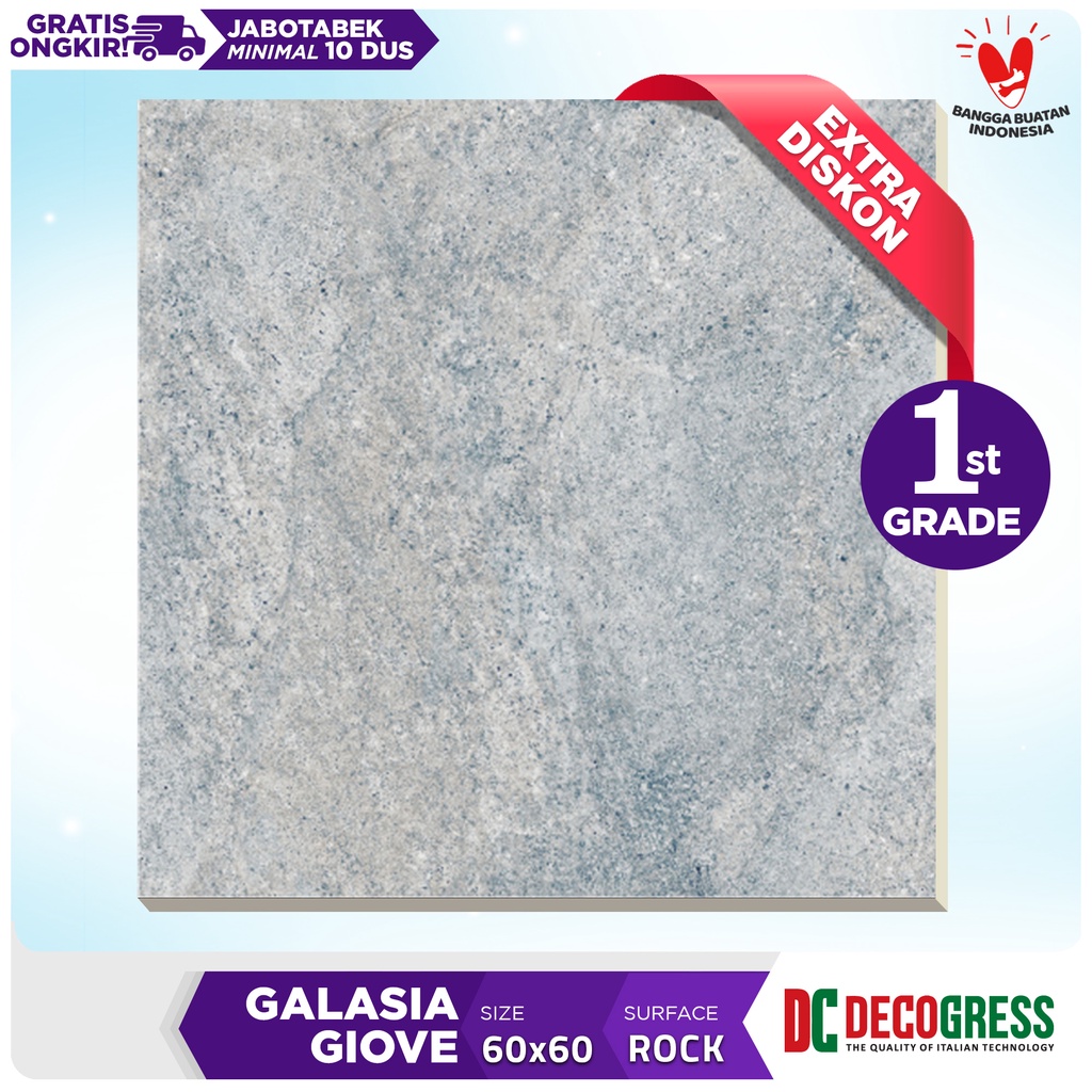 Jual Decogress Granite tile 60x60 Galasia Giove (Rock) Indonesia|Shopee ...