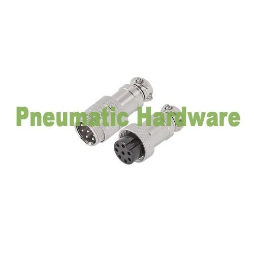 Jual Gx16 8 pin Konektor Male Plug Aviation Plug socket Connector KK69 ...