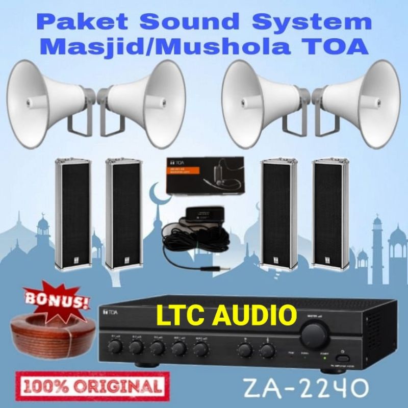 Jual PAKET SOUND SYSTEM TOA MASJID / MUSHOLA BUAT LUAR DALAM (BAROKAH ...