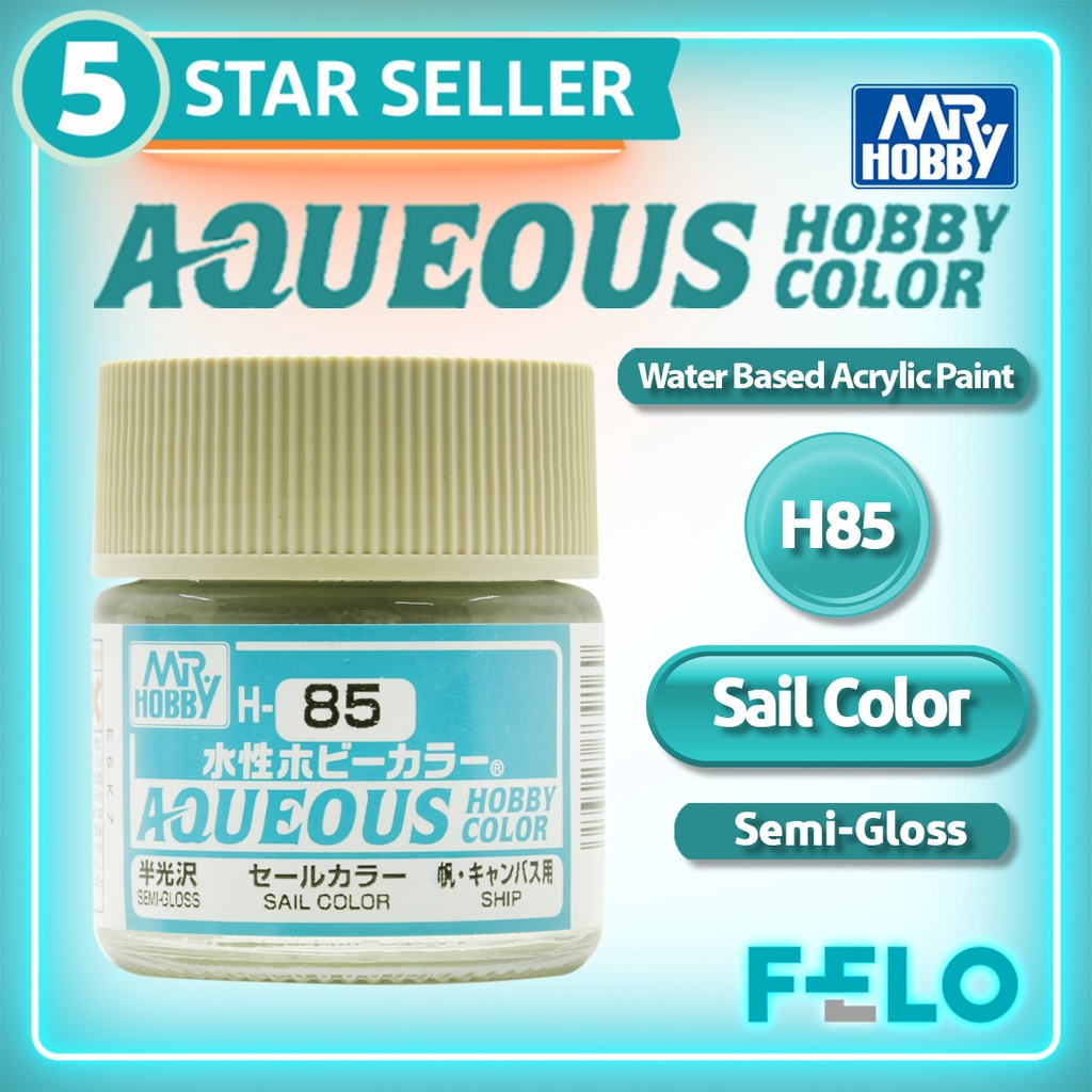 Jual AQUEOUS H85 SAIL COLOR / MR HOBBY H 85 / CAT GUNDAM MOKIT | Shopee ...