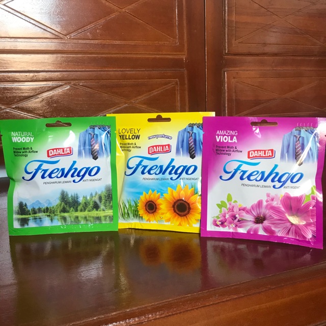 Jual DAHLIA FRESHGO PENGHARUM LEMARI ANTI NGENGAT GANTUNGAN Indonesia|Shopee Indonesia