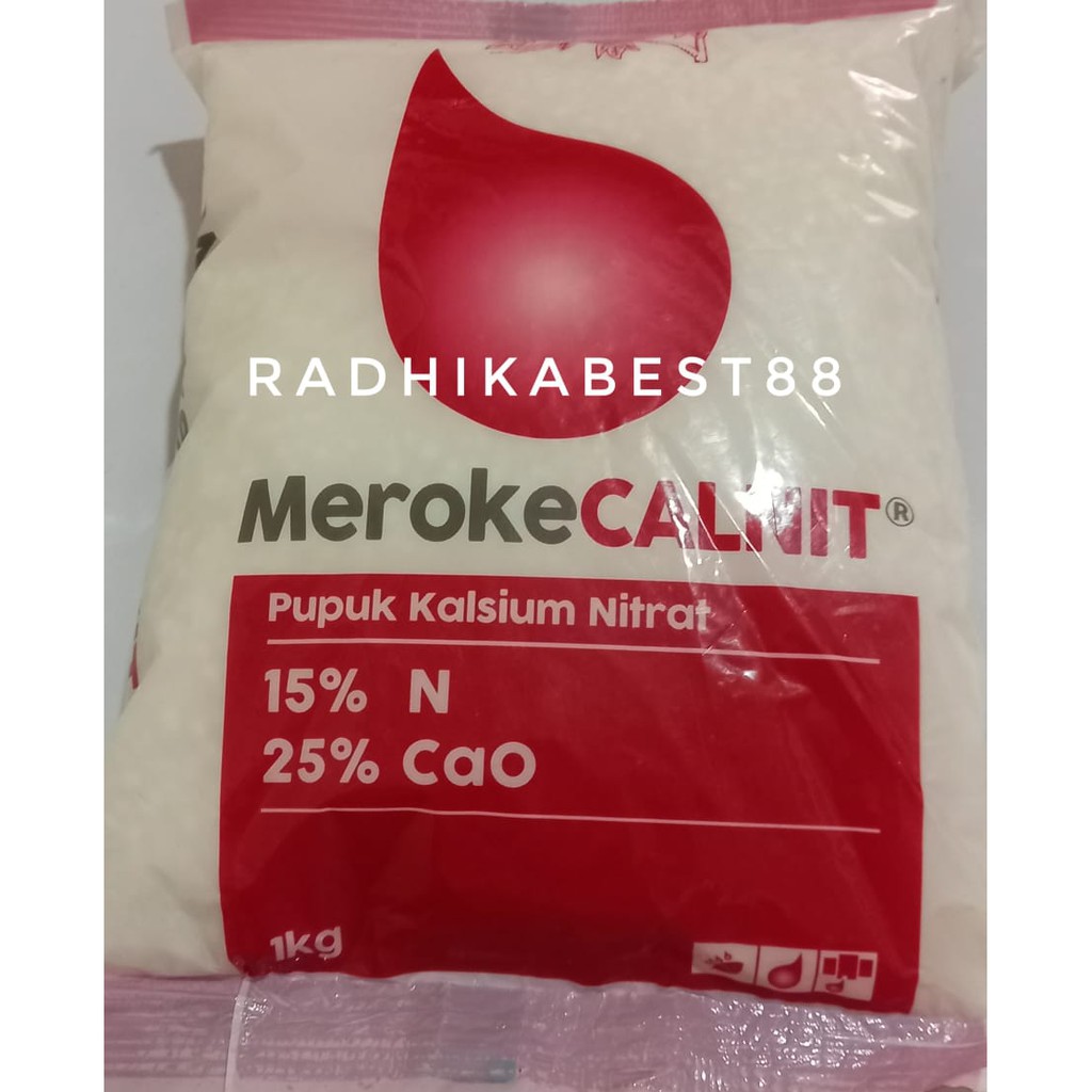 Pupuk Meroke Calnit 1 Kg Kalsium Nitrat Hidroponik | Shopee Indonesia