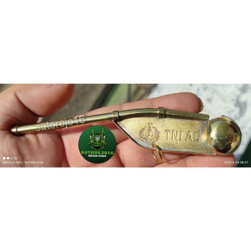 Jual Peluit besi / peluit tni al / peluit bahari / peluit armada ...