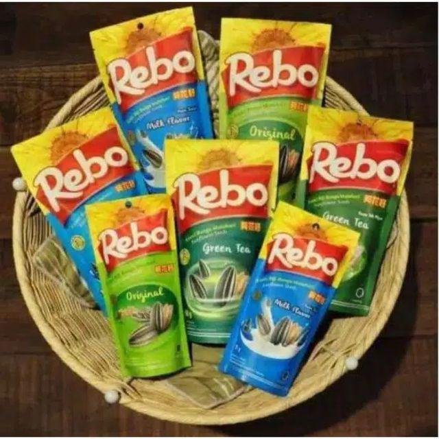 Aneka Snack Kuaci Rebo 70 gram/Kuaci Milk/ Kuaci Original /Kuaci Green ...