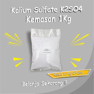 Jual Pupuk K2SO4 (SOP)-Kalium Sulfat-Potasium Sulfat-ZK-1kg | Shopee ...