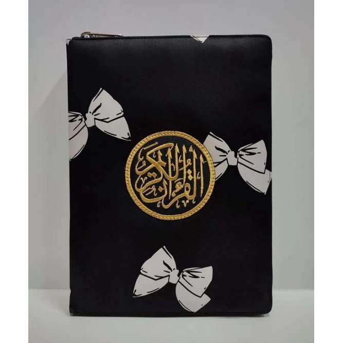 Jual Rabita Al Quran A5 Edisi Abstrak Hitam A5 | Custom Nama | Terjemah ...