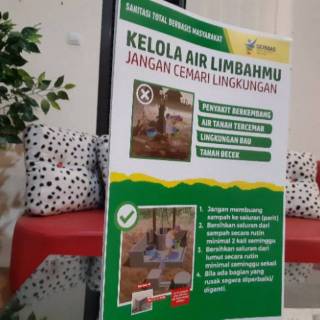 Jual Poster STBM Kelola Air Limbah, Sanitasi Total Berbasis Masyarakat ...