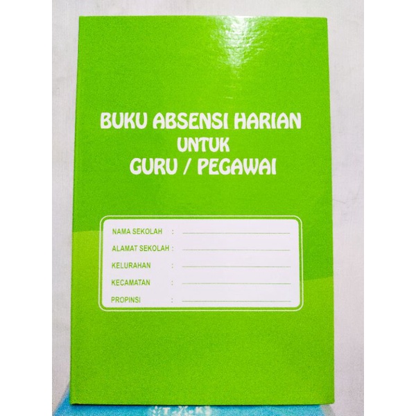 Jual BUKU ABSENSI HARIAN UNTUK GURU / PEGAWAI | Shopee Indonesia
