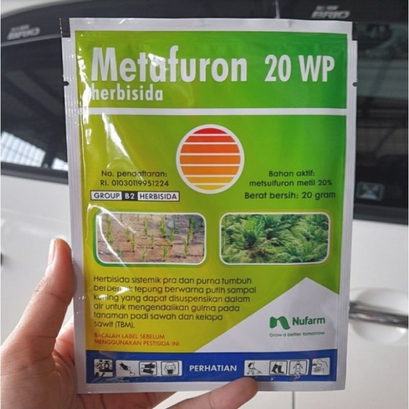 Jual herbisida metafuron 20gram nufarm pembasmi rumput dan gulma ...