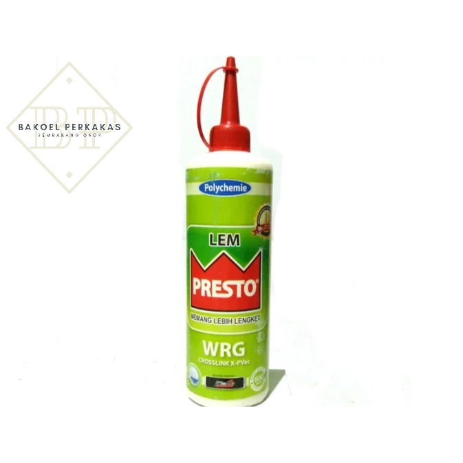 Jual LEM PRESTO WRG 600 Gram Lem Kayu Putih Eksterior Outdoor Tahan ...