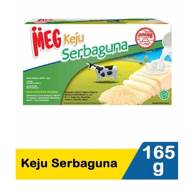 Jual Keju MEG 165gr keju serbaguna murah cheese | Shopee Indonesia