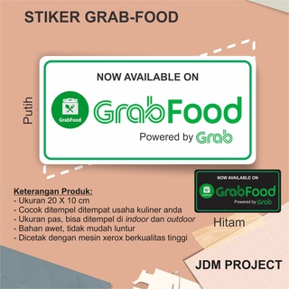 Jual stiker now available gofood murah | Shopee Indonesia
