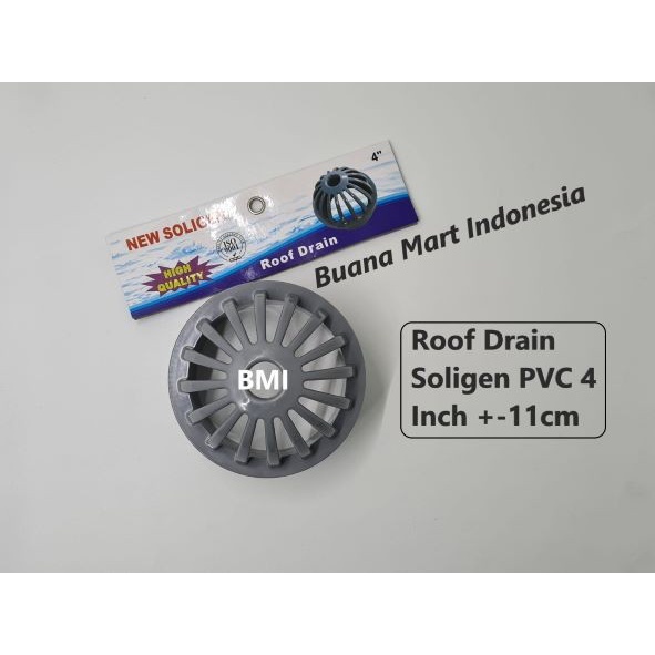 Jual Roof Drain PVC 4Inch | Saringan Pembuang Talang Air | Saringan Dak ...