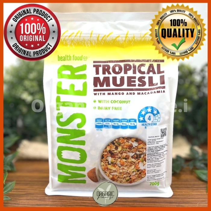 Jual Monster Muesli Tropical Muesli 700 gram | Shopee Indonesia