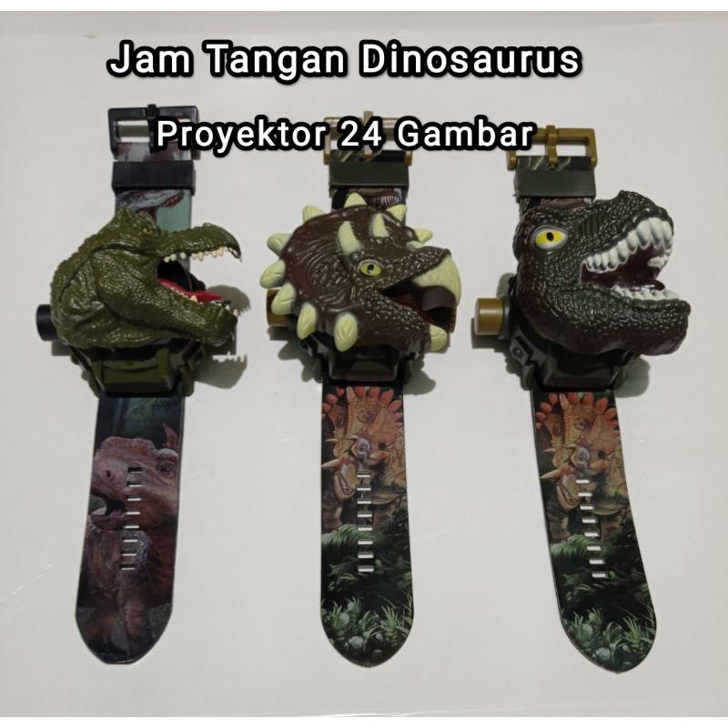 Jual Dinosaurus, boboi dll jam tangan anak fitur proyektor 24 gambar ...