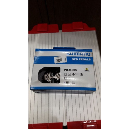Jual Pedal Shimano M505 -Pedal Cleat MTB Shimano M505 Original -Lengkap ...