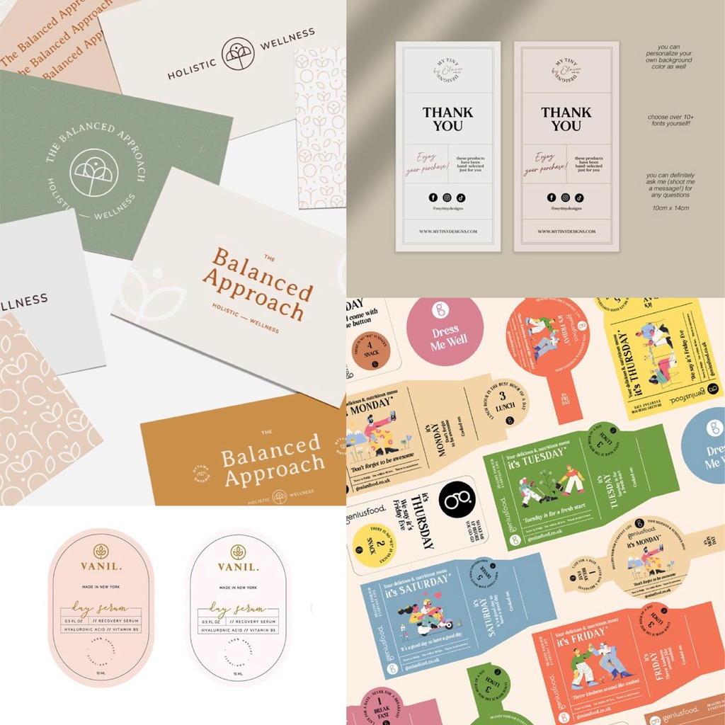 Jual Cetak Sticker Hang Tag Label Box Indonesia|Shopee Indonesia