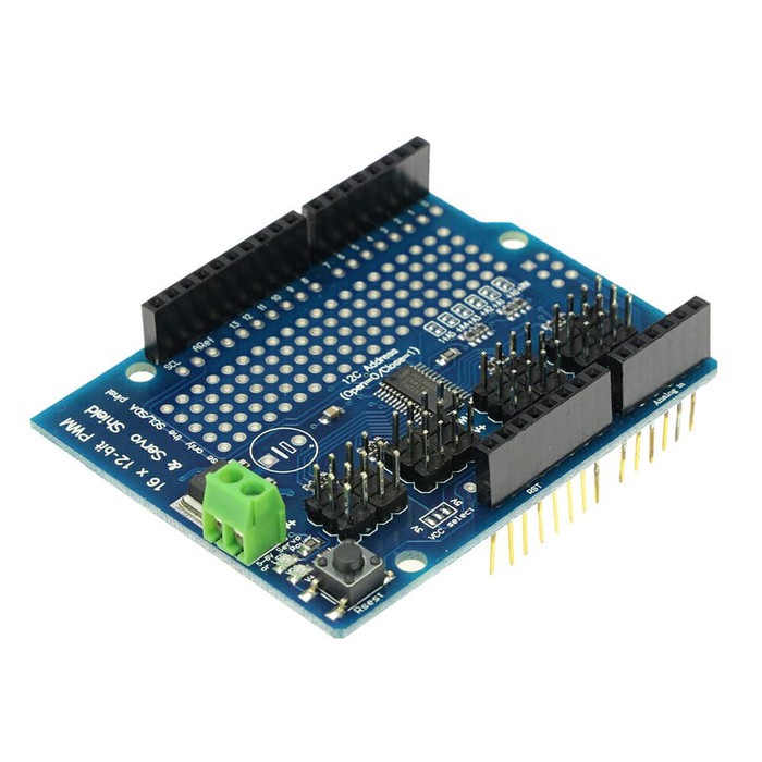 Jual servo shield 16 channel 12 bit pwm servo led shield untuk arduino ... Jual servo shield 16 channel 12 bit pwm servo led shield untuk arduino ...