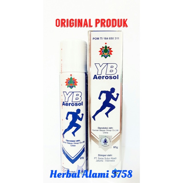 Yunnan Baiyao - YB Aerosol 85g ( Spray ) - Obat Rematik & Keseleo ...