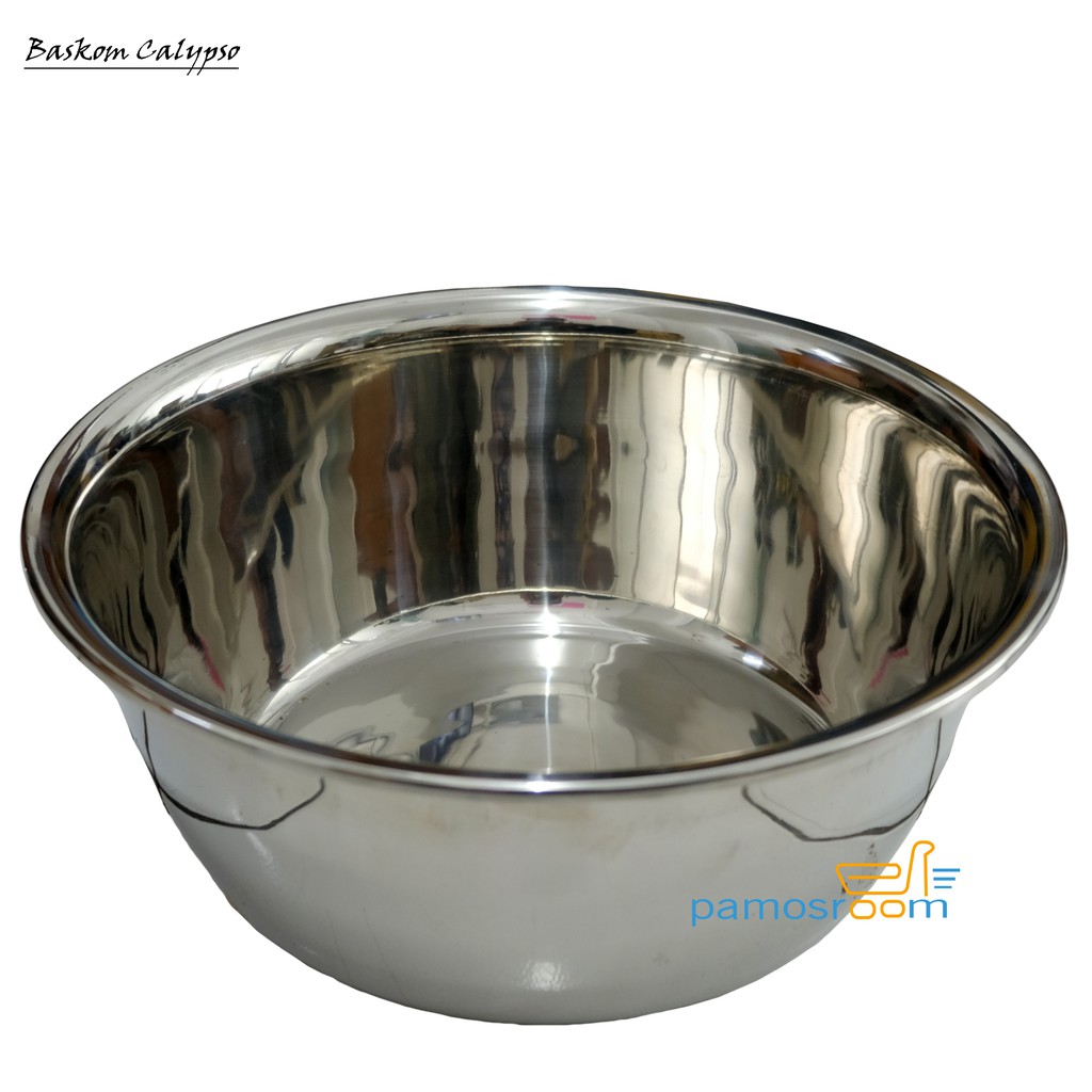 Jual Calypso Baskom Tinggi 30 Cm Stainless Steel 30cm Mixing Bowl ...