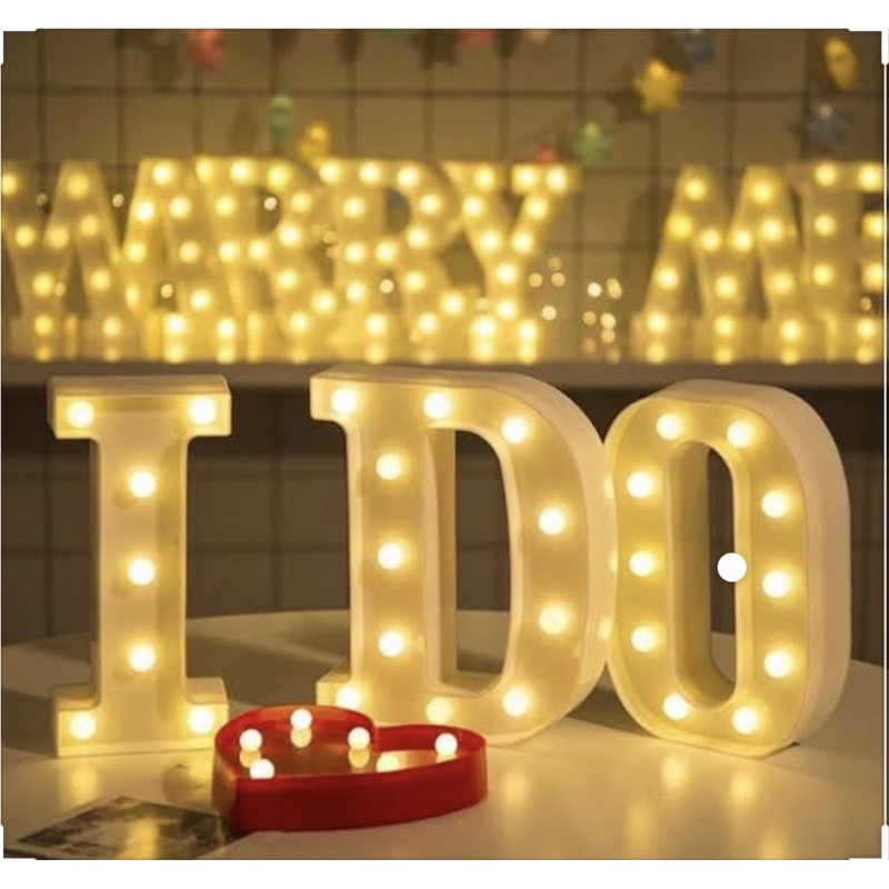 Jual lampu led huruf 16cm (abjad A-P) | Shopee Indonesia