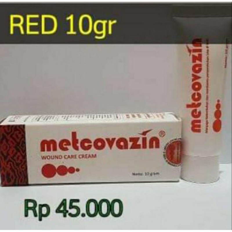 Jual Metcovazin red 10gr wound care cream | Shopee Indonesia