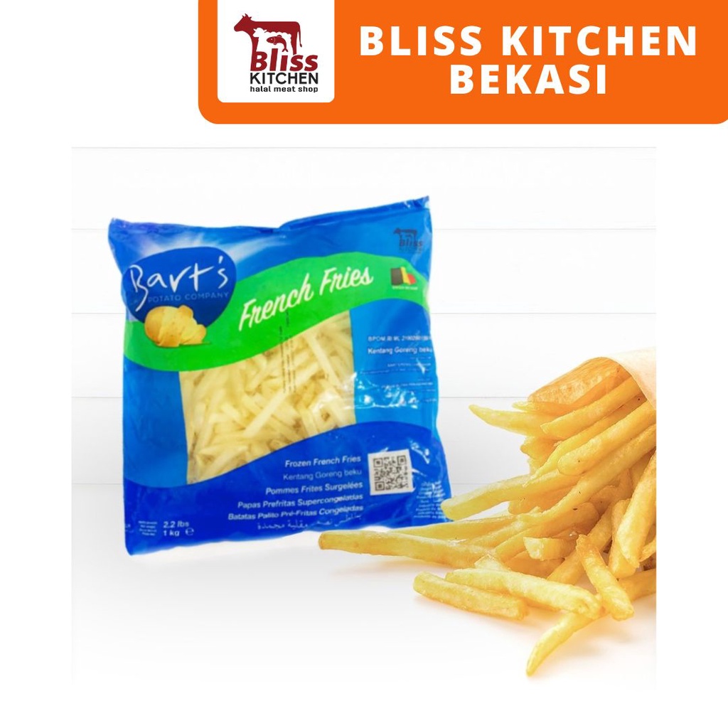Jual Kentang Goreng French Fries Shoestring Cut Impor Pack 1kg | Shopee ...